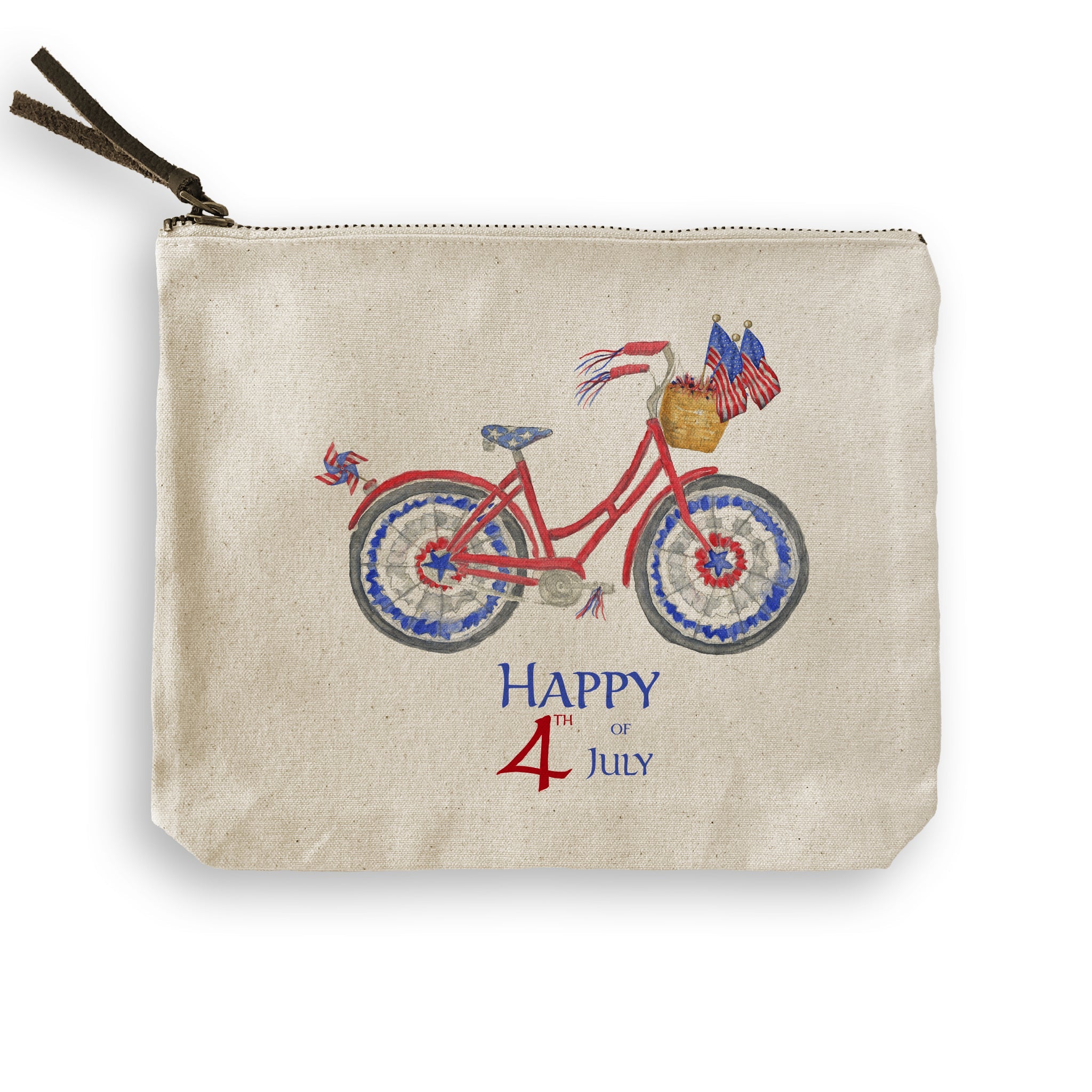 Patriotic Bike with Happy Fourth of July – French Graffiti