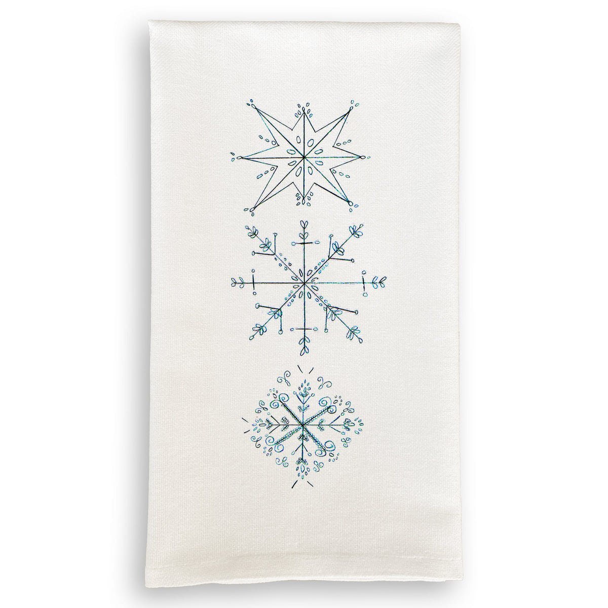Blue Snowflakes – French Graffiti