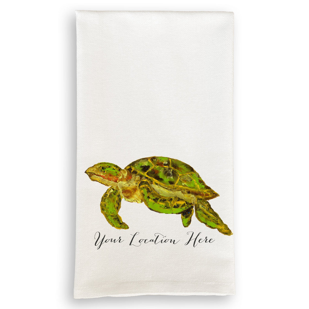 Sea Turtle with Location – French Graffiti