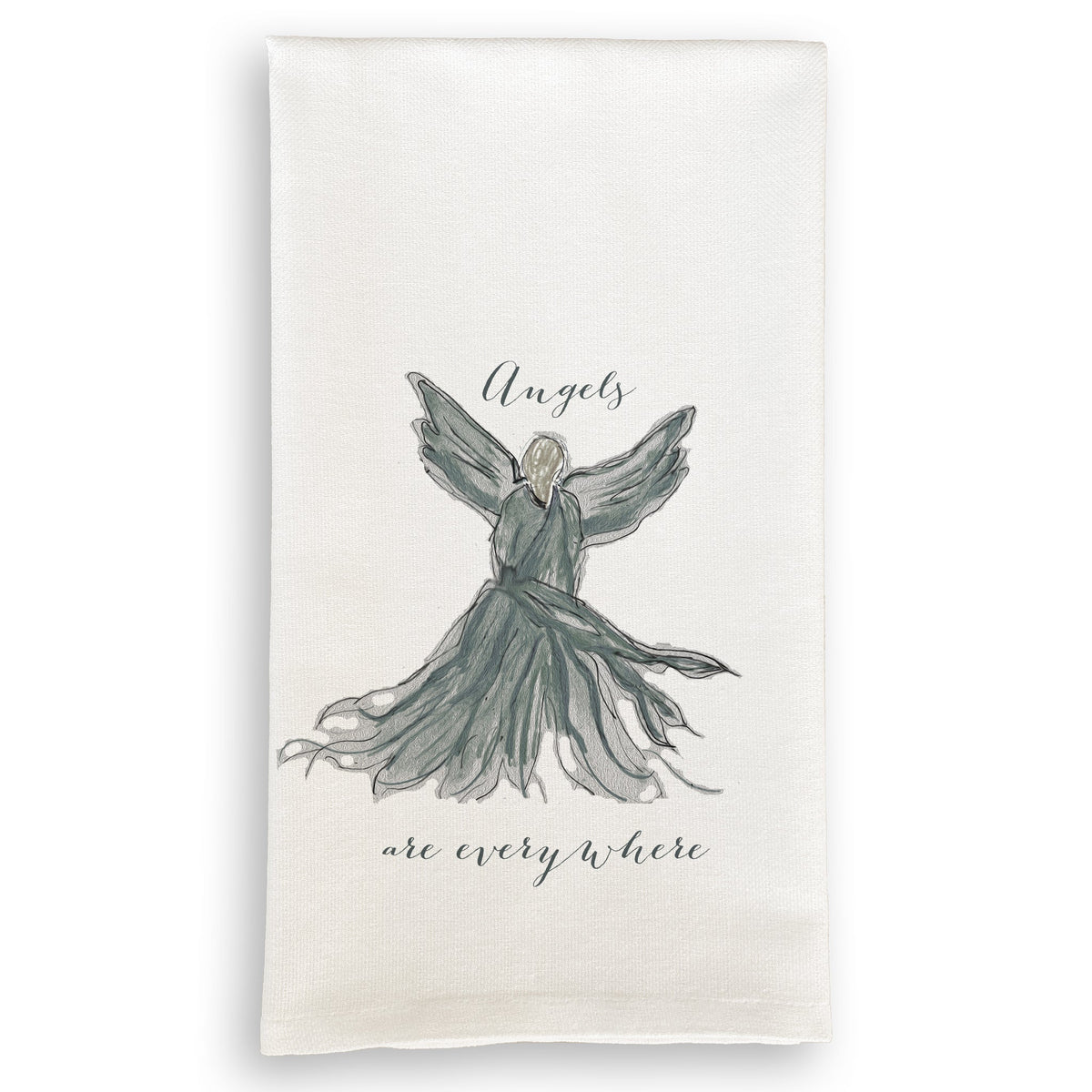 Grey Angel with Angels Are Everywhere – French Graffiti
