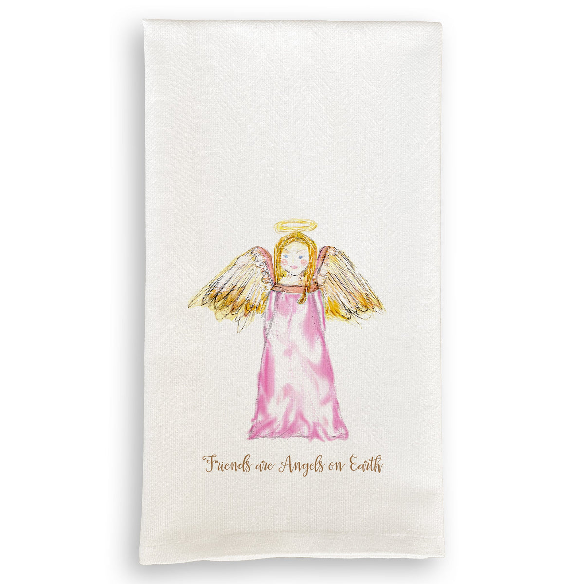 Pink Blessings Angel with Friends Are Angels – French Graffiti