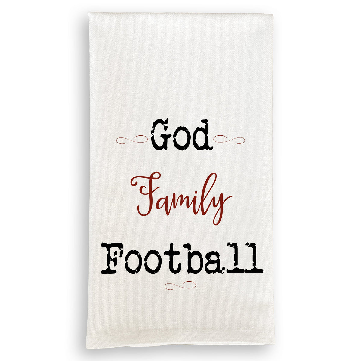 God Family Football in Maroon – French Graffiti
