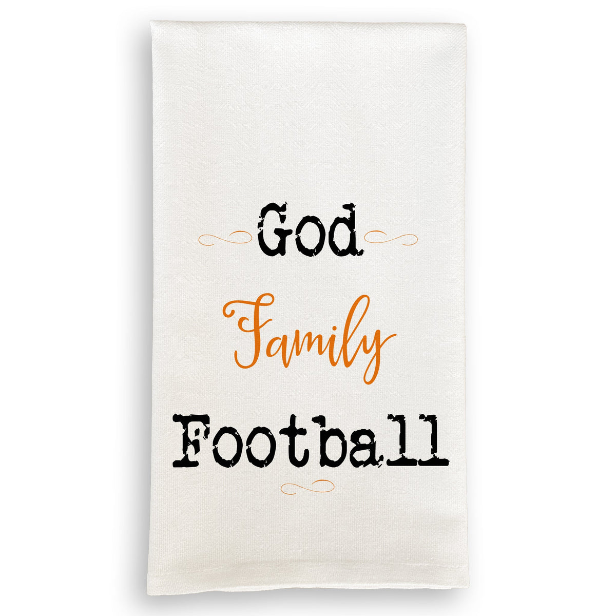 God Family Football in Orange – French Graffiti
