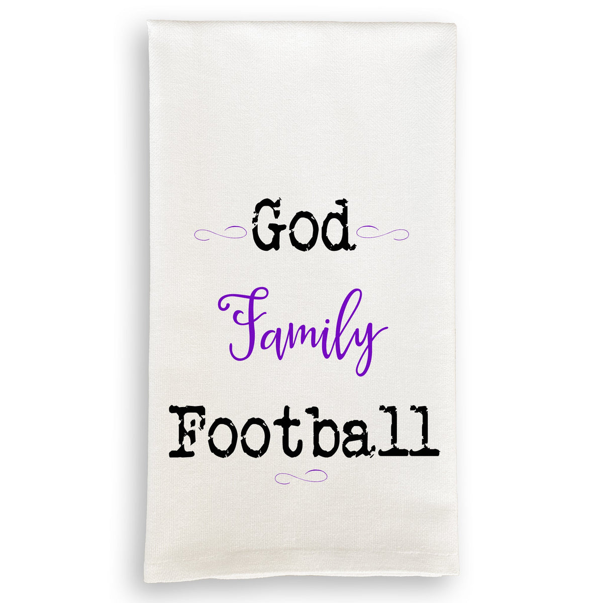 God Family Football in Purple – French Graffiti