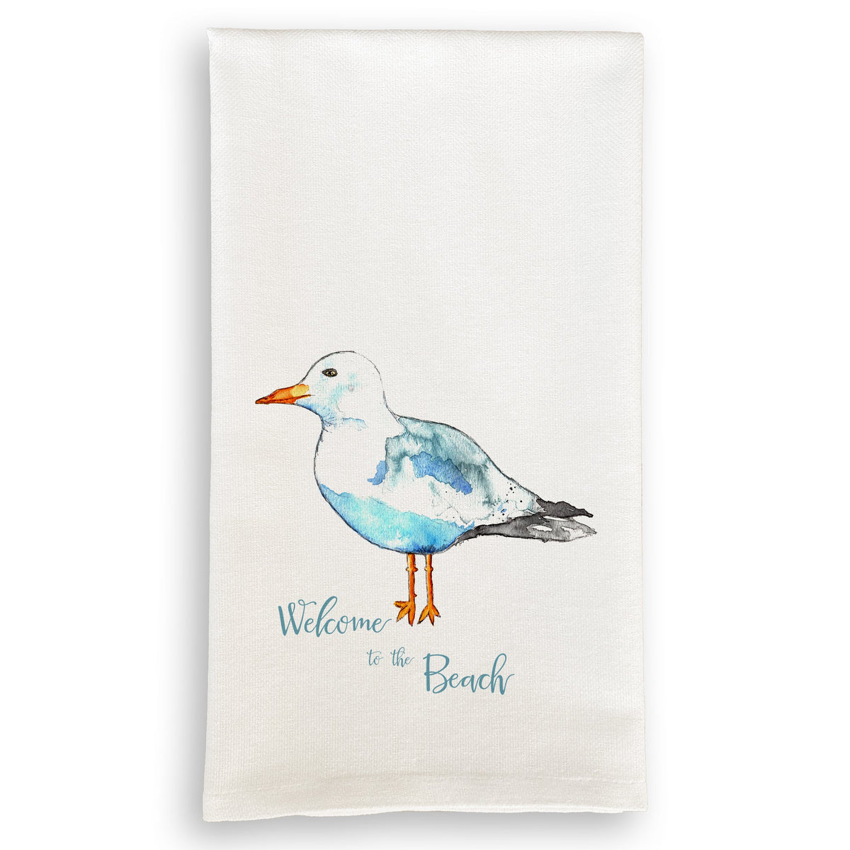 Seagull with Welcome to the Beach – French Graffiti