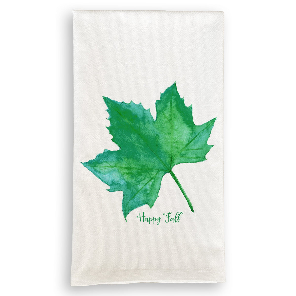 Green Maple Leaf – French Graffiti