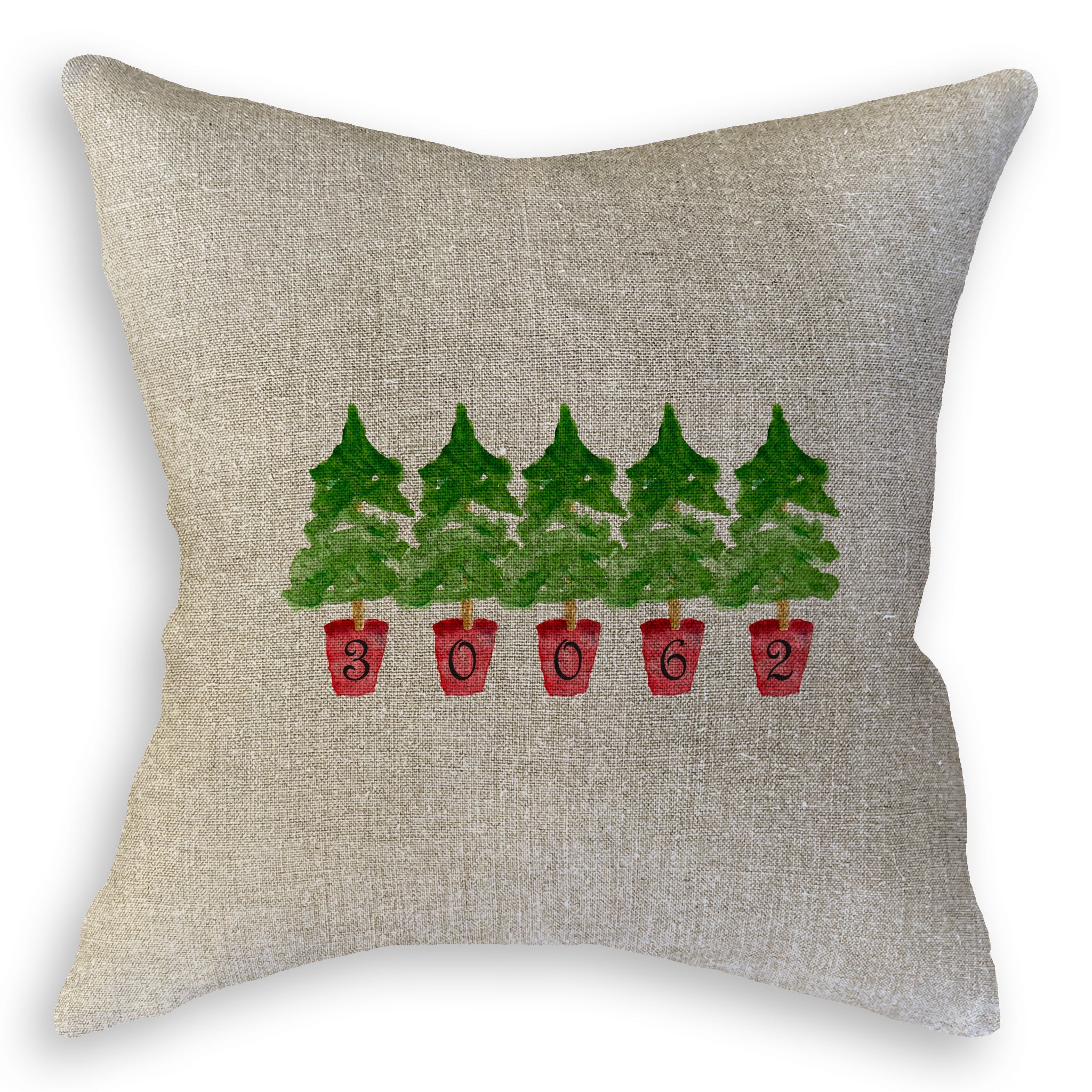 Red Topiary with Zipcode – French Graffiti