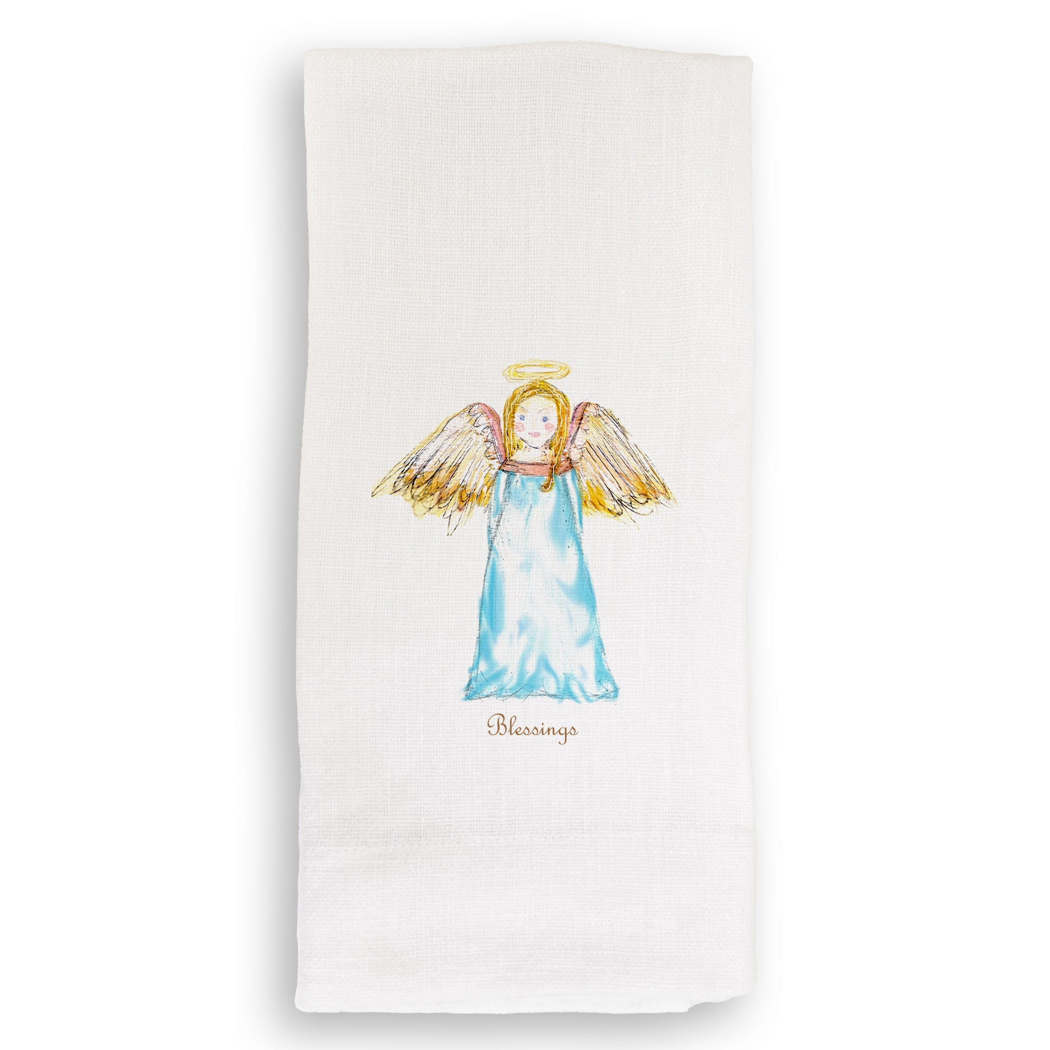 Blue Blessings Angel – French Graffiti